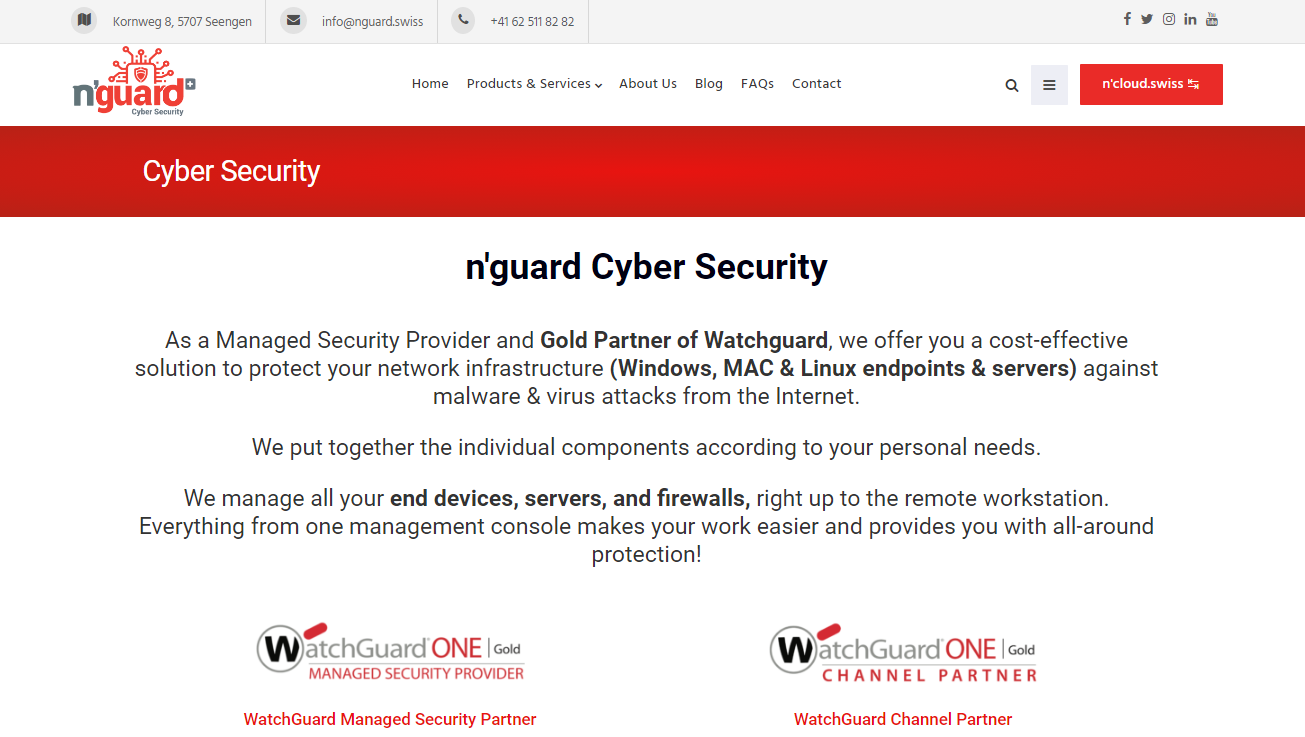 Cyber Security Schweiz - n'guard.swiss